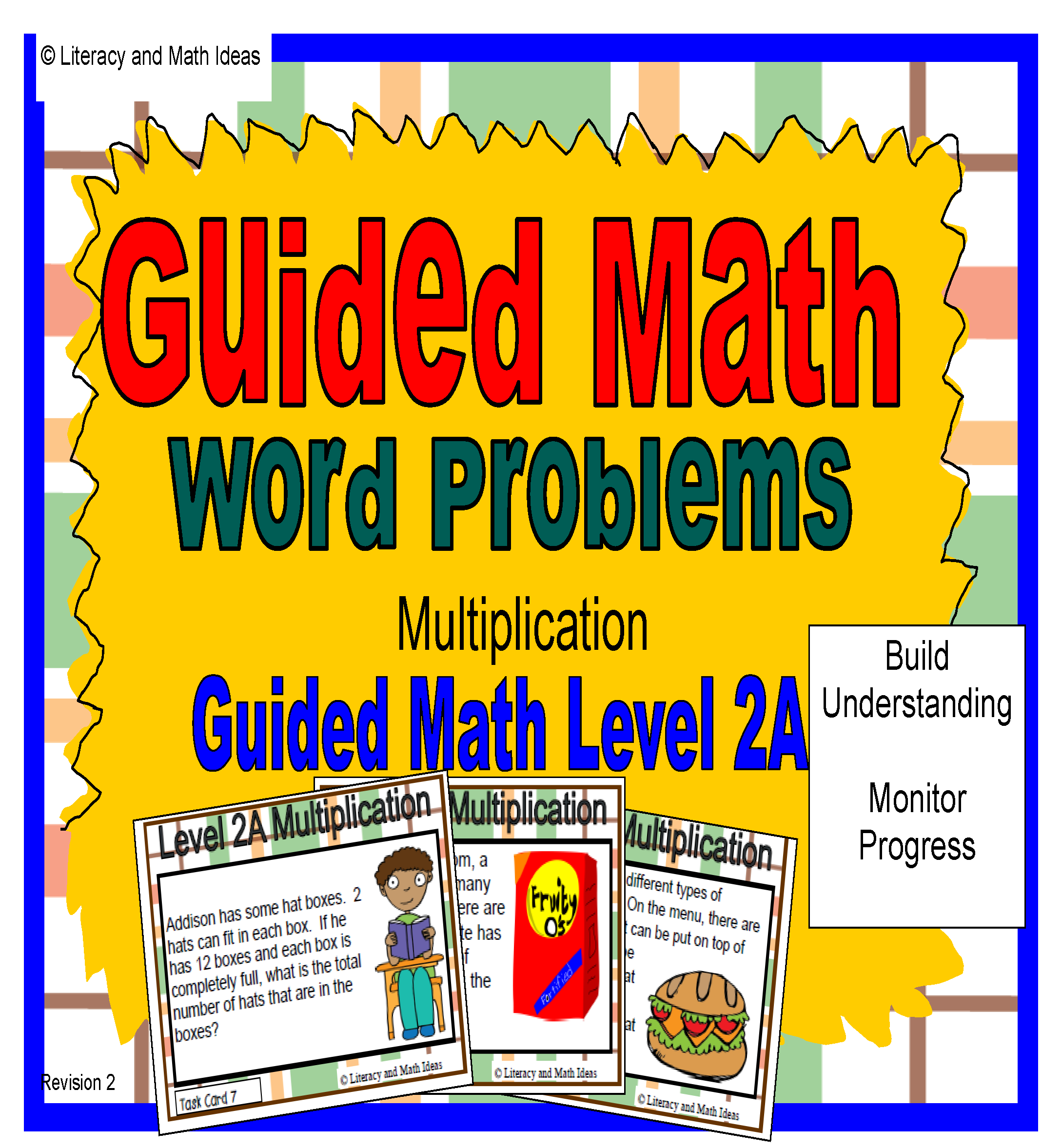 Guided Math (Multiplication) Level 2A – Literacy and Math Ideas