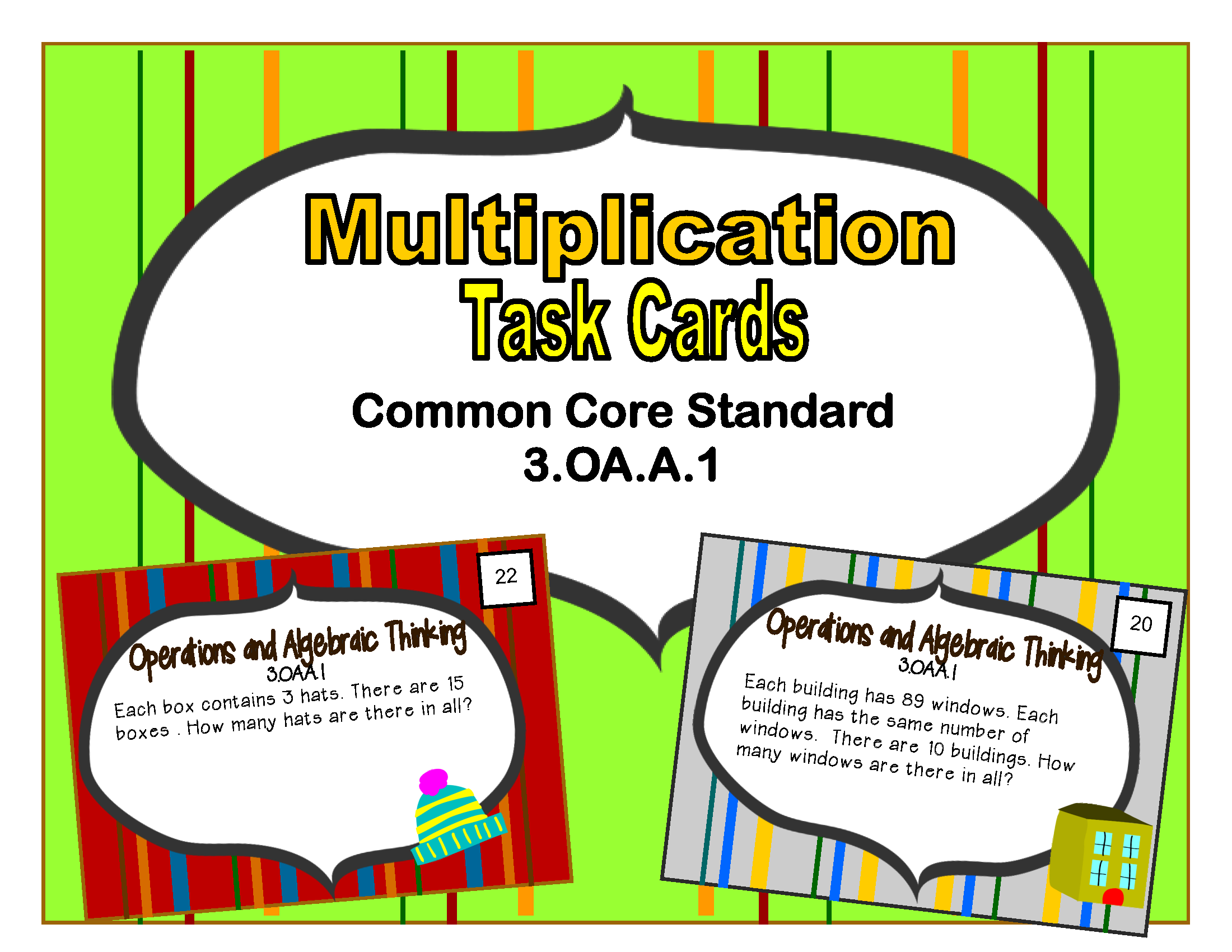 Grade 3 Common Core Multiplication Word Problems – Literacy and Math Ideas