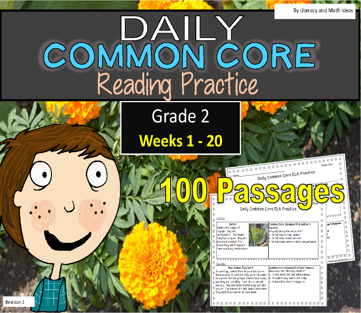 Grade 2 Daily Common Core Weeks 1-20 – Literacy and Math Ideas