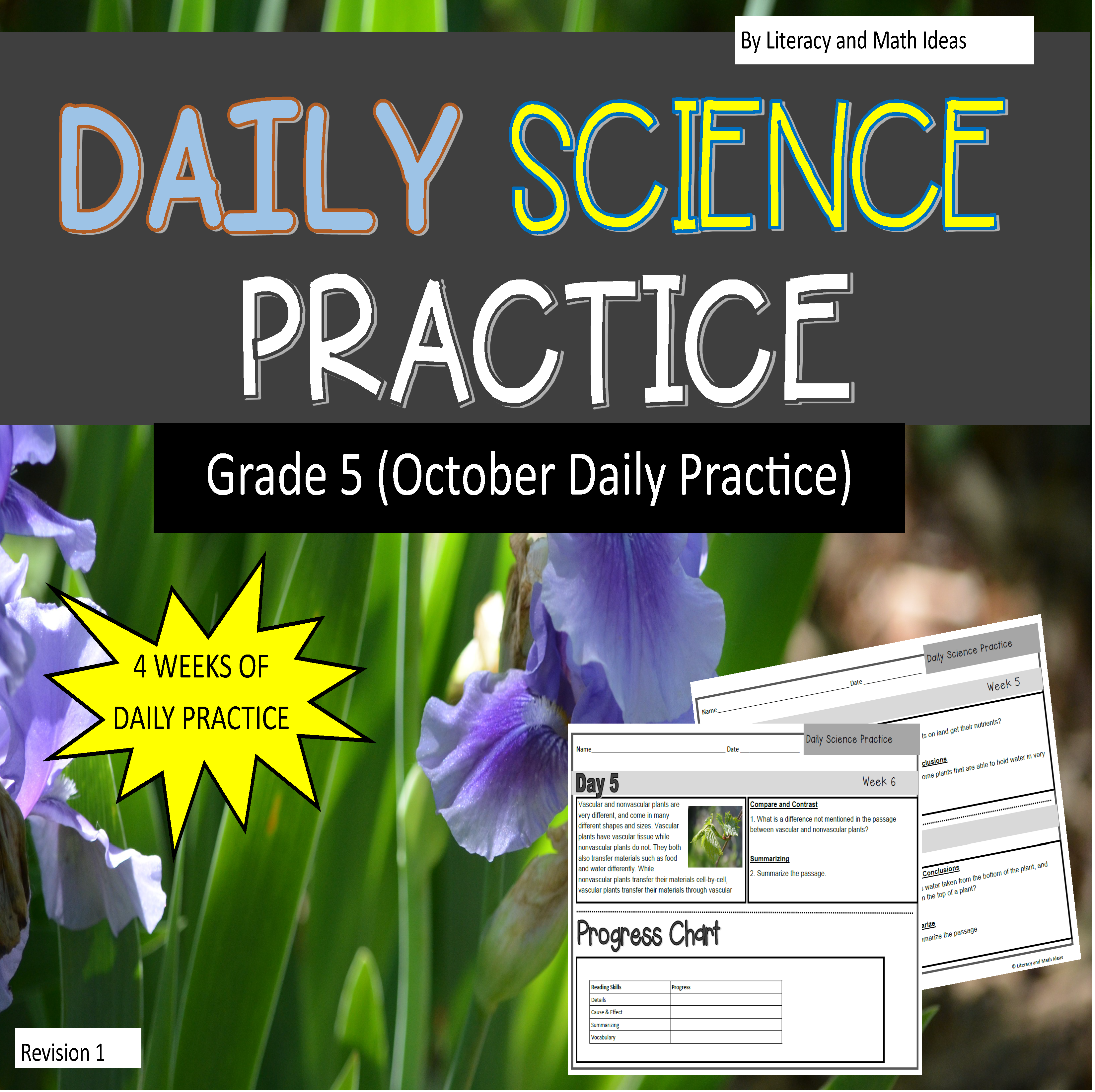 Daily Science Practice (Grade 5: October Full Month) – Literacy and ...