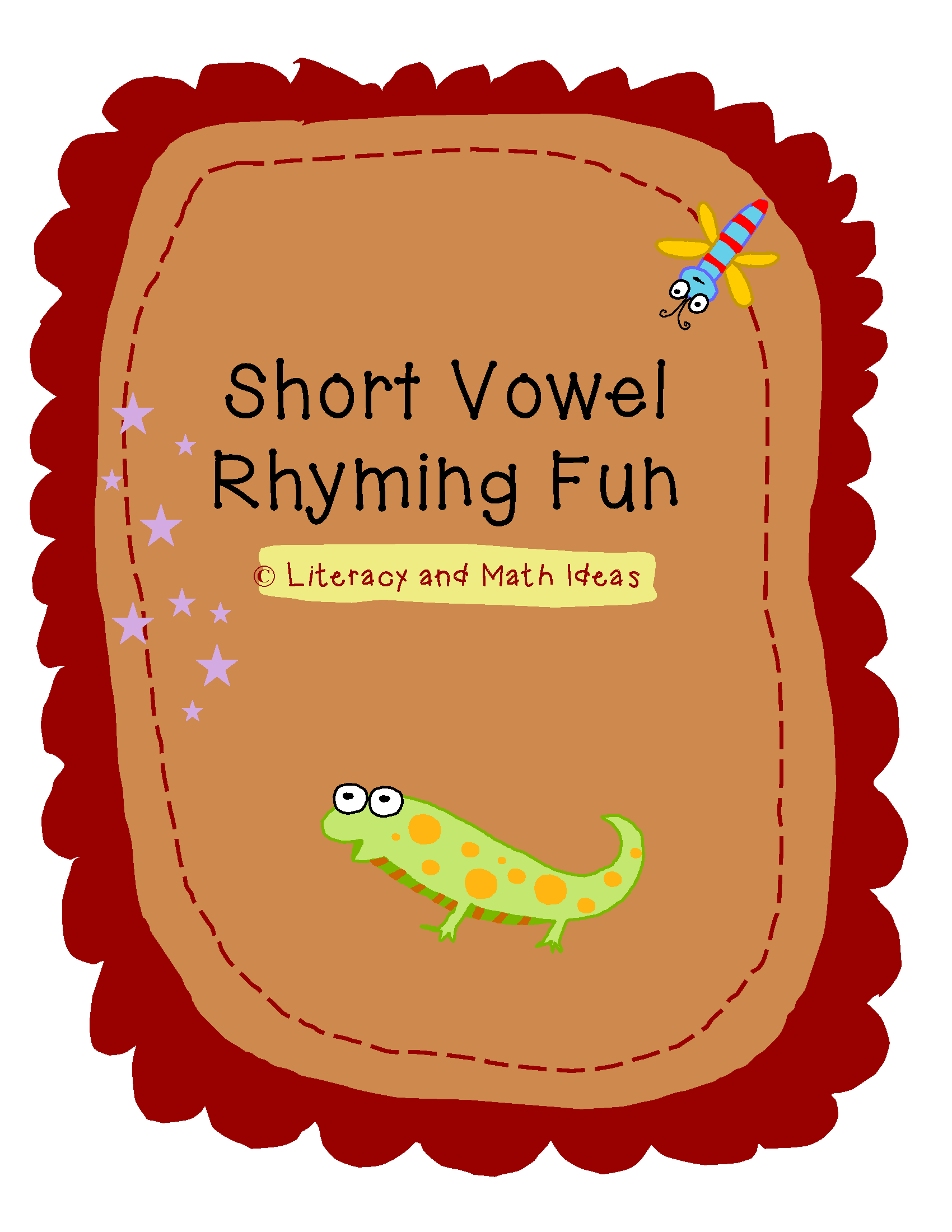 Short Vowel Rhyming Fun Sorts – Literacy and Math Ideas