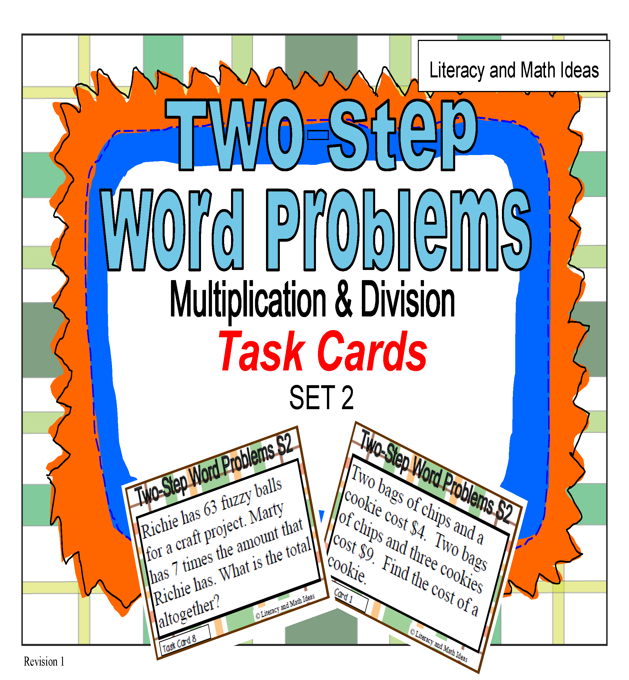 Set 2 (Multiplication and Division) Two-Step Word Problems – Literacy ...