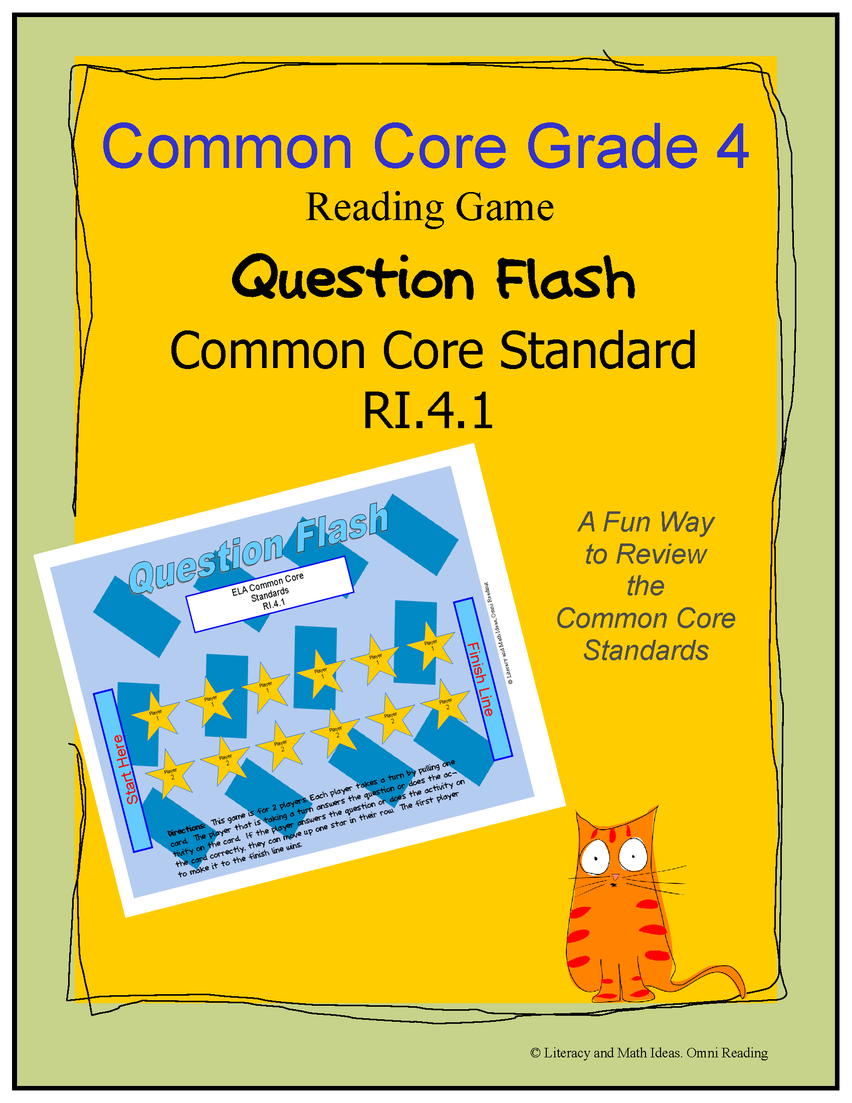 Grade 4 Common Core Literacy Center RI.1 – Literacy and Math Ideas