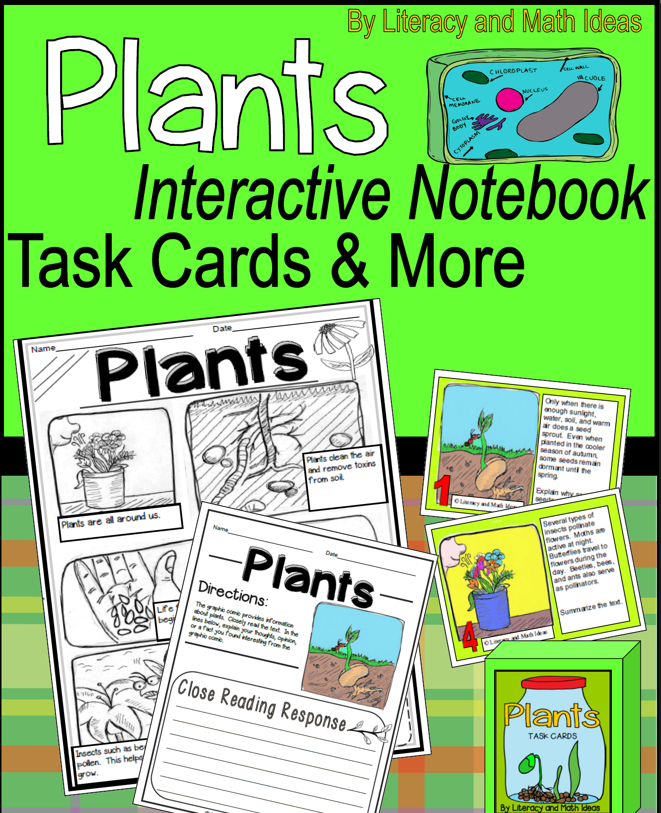 Plants Interactive Notebook – Literacy and Math Ideas