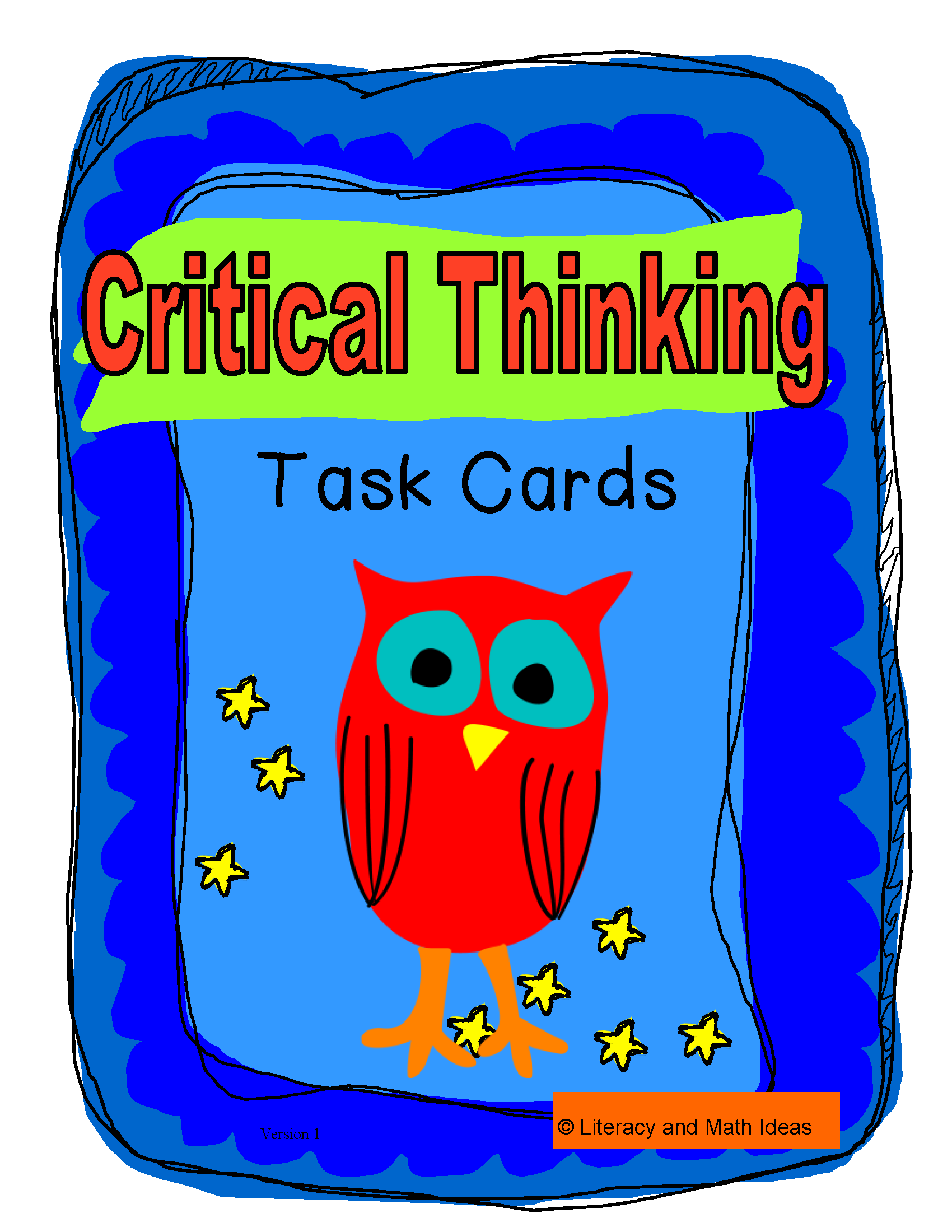 Critical Thinking Task Cards – Literacy and Math Ideas