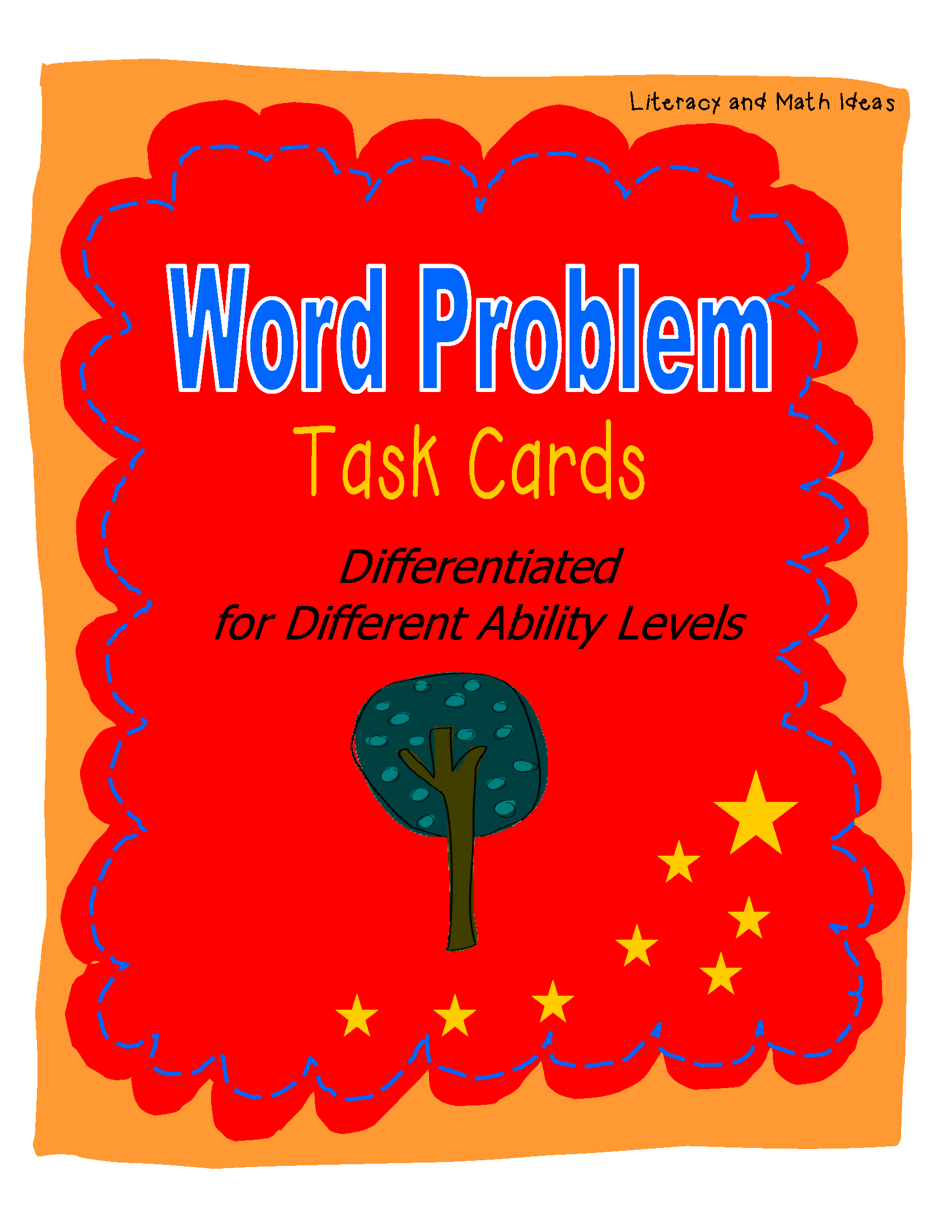 Differentiated Word Problem Task Cards – Literacy and Math Ideas