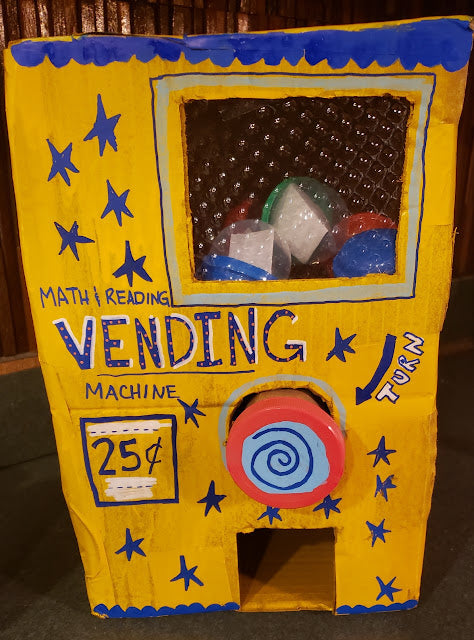 Math and Reading Vending Machine – Literacy and Math Ideas