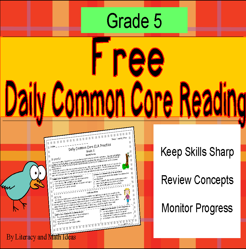 Free Resources – Literacy and Math Ideas