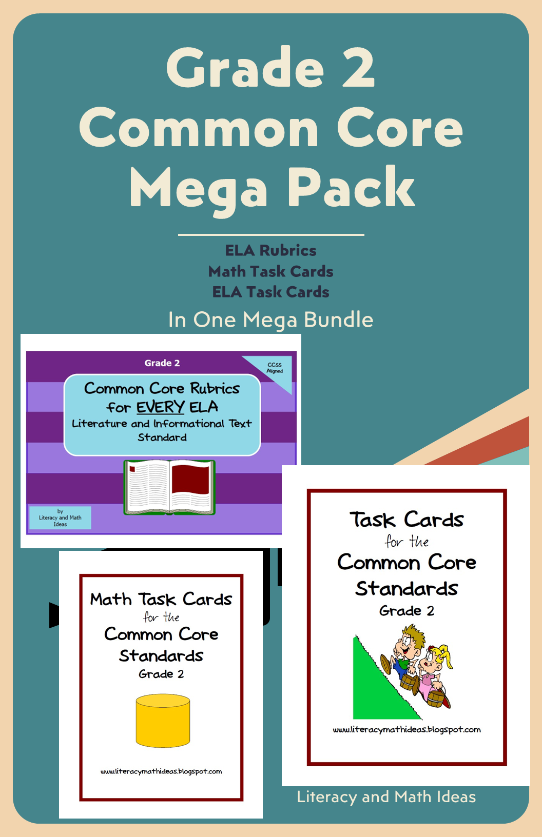 Common Core Grade 2 Mega Pack – Literacy and Math Ideas