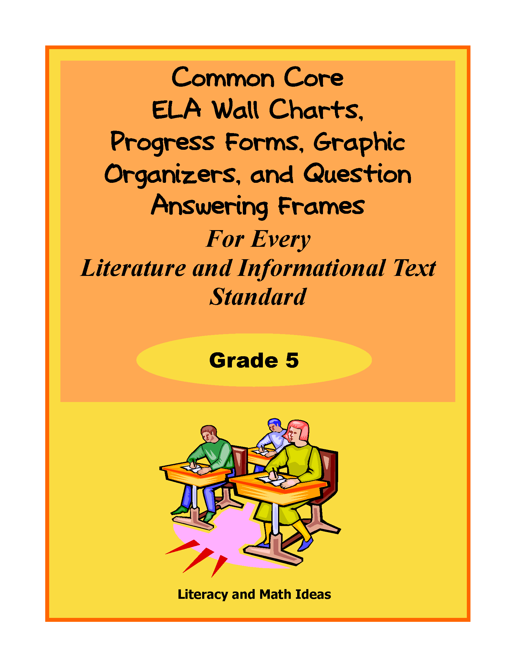Common Core Charts, Organizers & Progress Forms For Every Standard: Gr ...